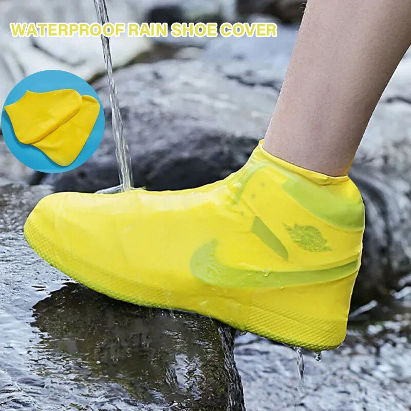 1 Pair Waterproof Non-slip Silicone Shoes Rain Boots Unisex Sneakers ...