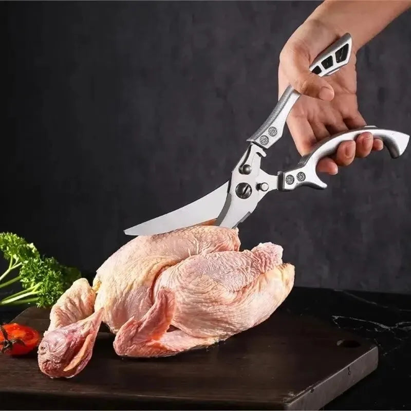 Stainless Steel Food Scissors Multifunctional Kitchen Scissors Chicken ...