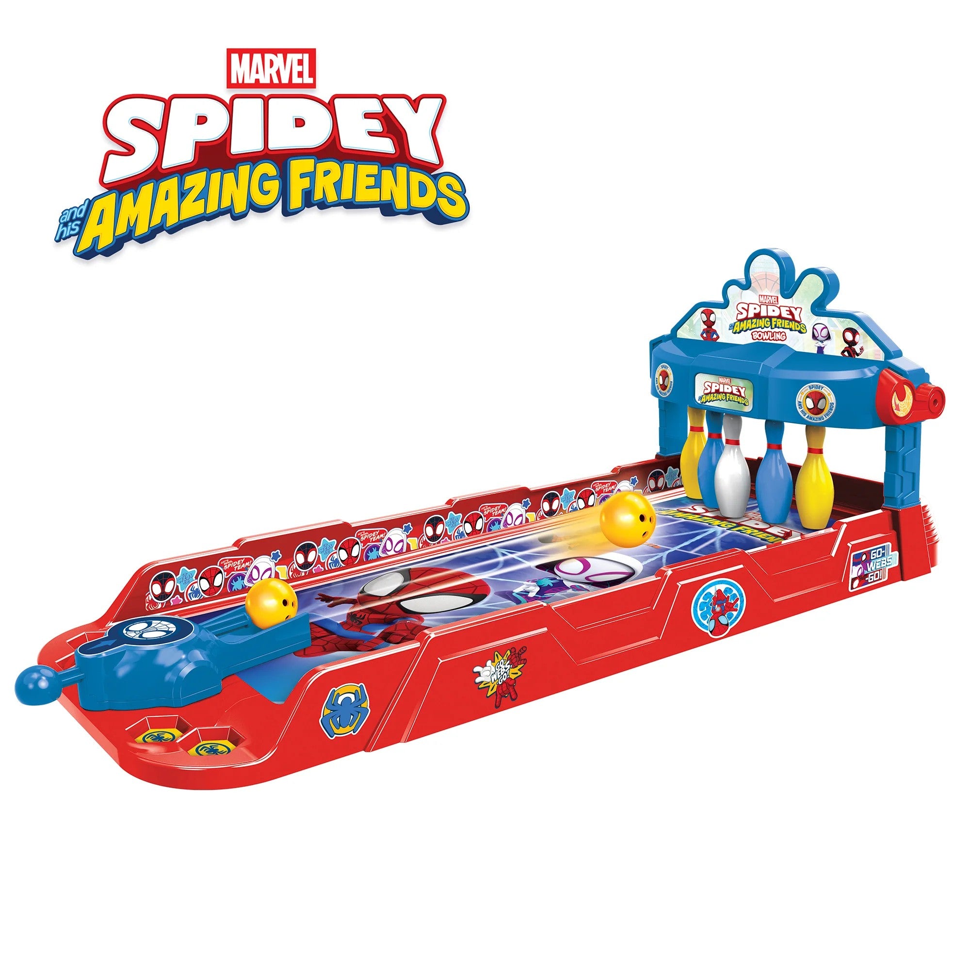 Spidey & His Amazing Friends Tabletop Bowling Play Set – Shop at Mars