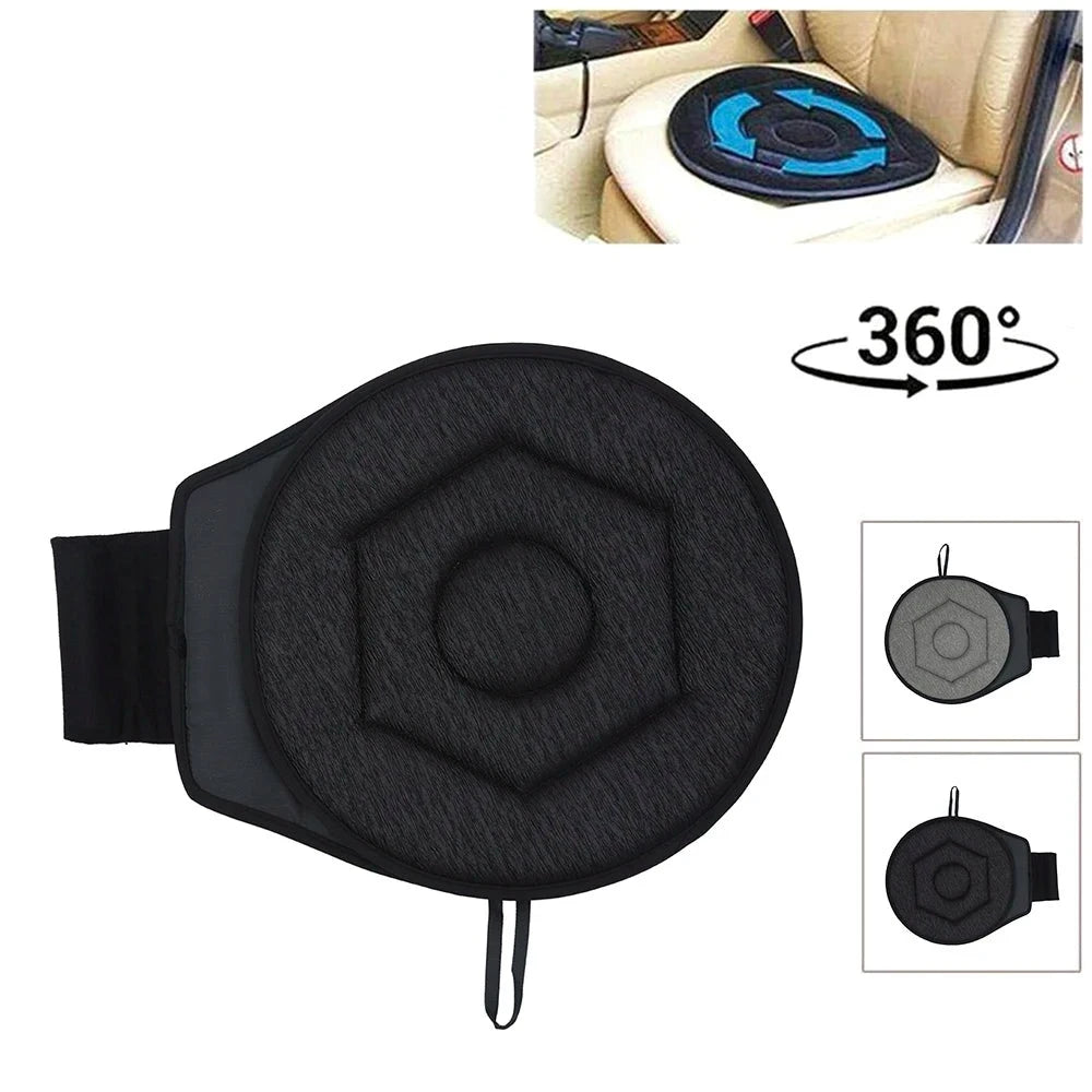 Car Seat Cushion 360° Rotating Car Seat Pad Anti-slip Universal ...